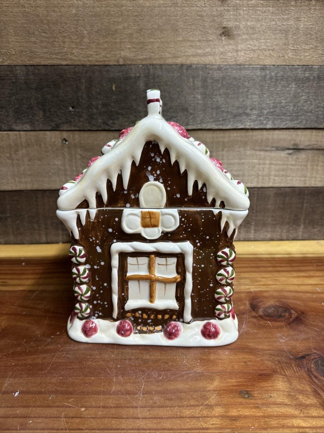 Gingerbread House Cookie Jar - Etsy