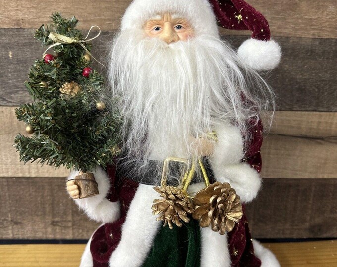 Old World Santa Tree Topper or Table Top 15” - Etsy