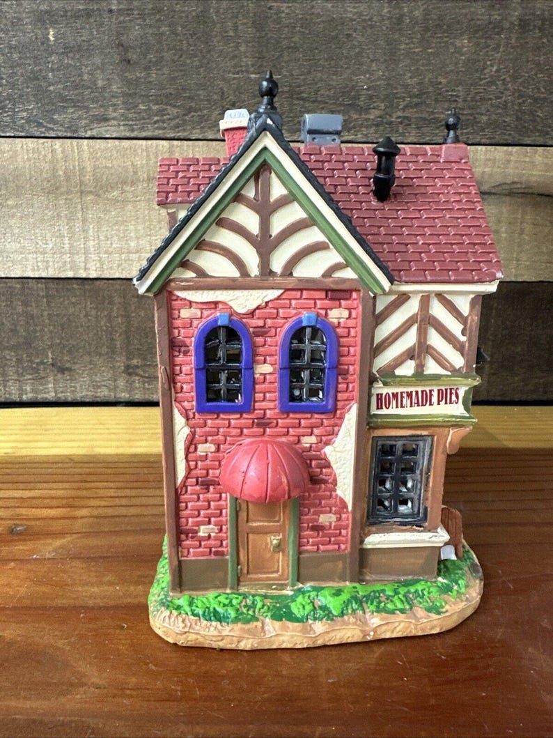Lemax Churchill's Bakery & Bistro Steak and Chops Village - in Box - Etsy