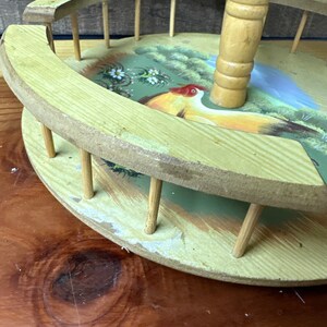 2 Tier Lazy Susan Farm Country Chickens 12” and 9” - Etsy