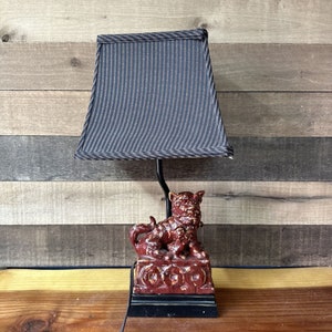 Foo Dog Table Lamp 18” - Etsy