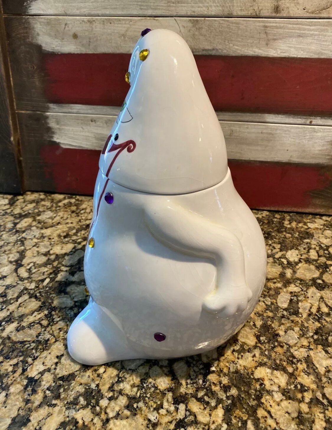 Bejeweled Ghost Cookie Jar - Etsy