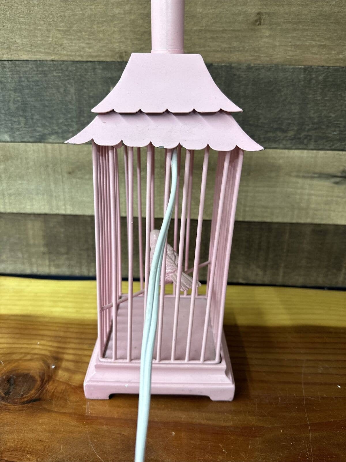 Pink Metal Bird Cage Table Lamp 21 - Etsy