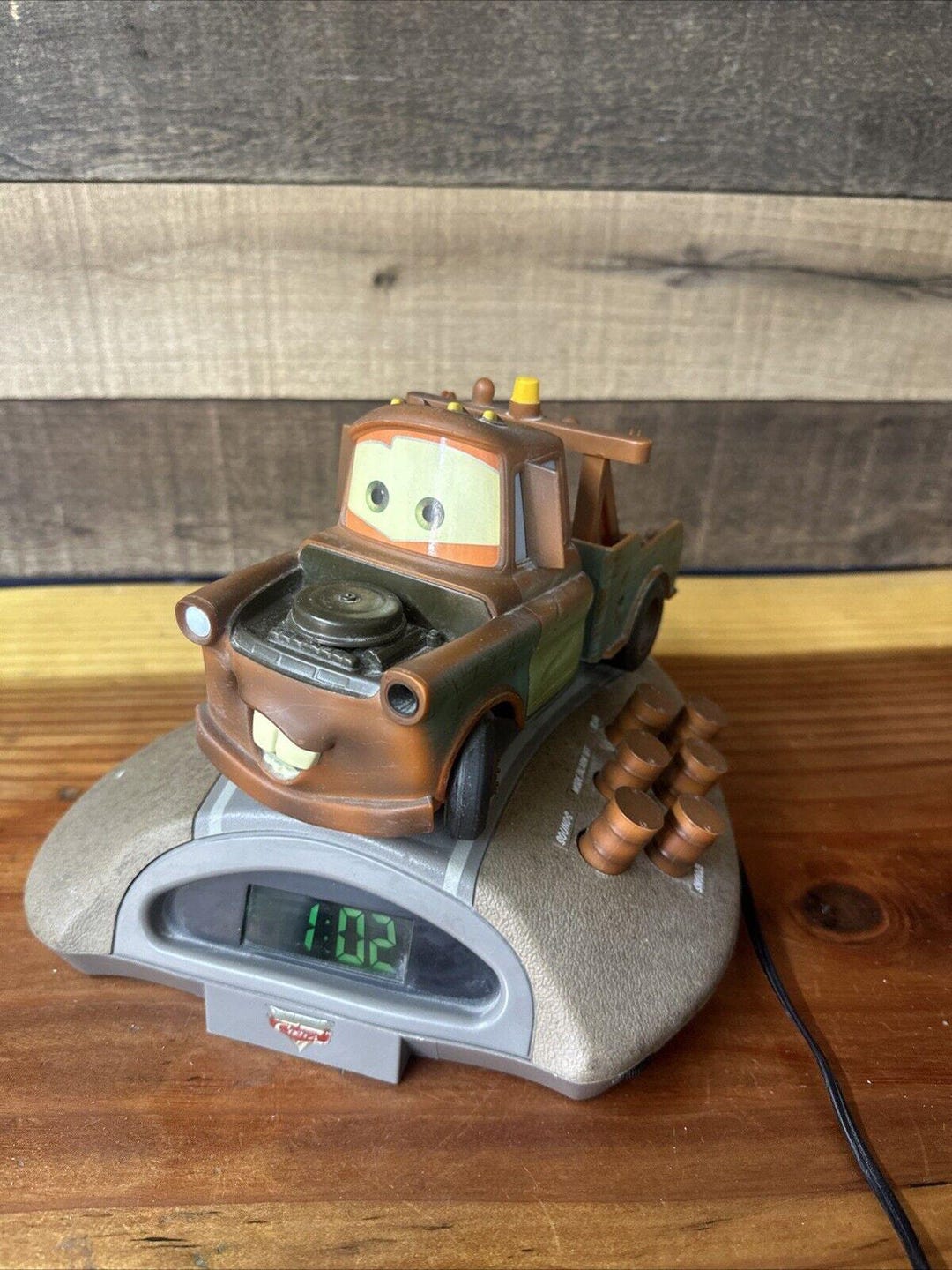 Disney Pixar Cars Talking Tow Mater Digital Alarm Clock Radio - Etsy