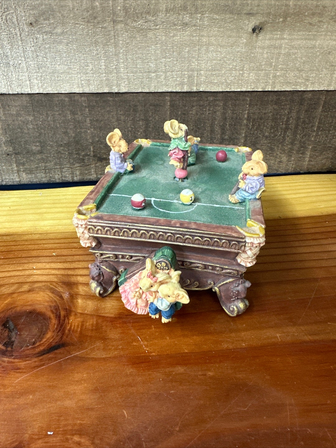 Mice Playing Pool Multi Action Music Box those Were the Days - Etsy
