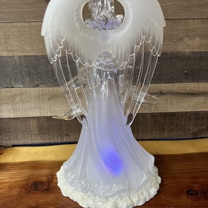 Acrylic Lucite Color Changing Angel 18” Tall - Etsy
