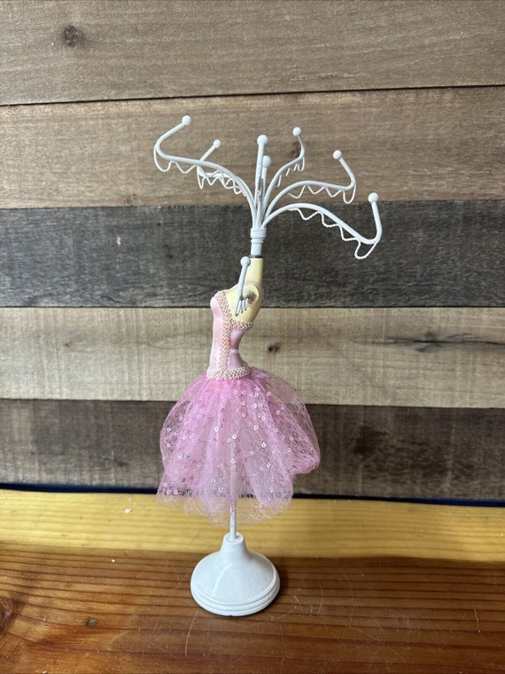 Vintage Tutu Ballerina Jewelry Tree Stand Organizer 1… - Gem