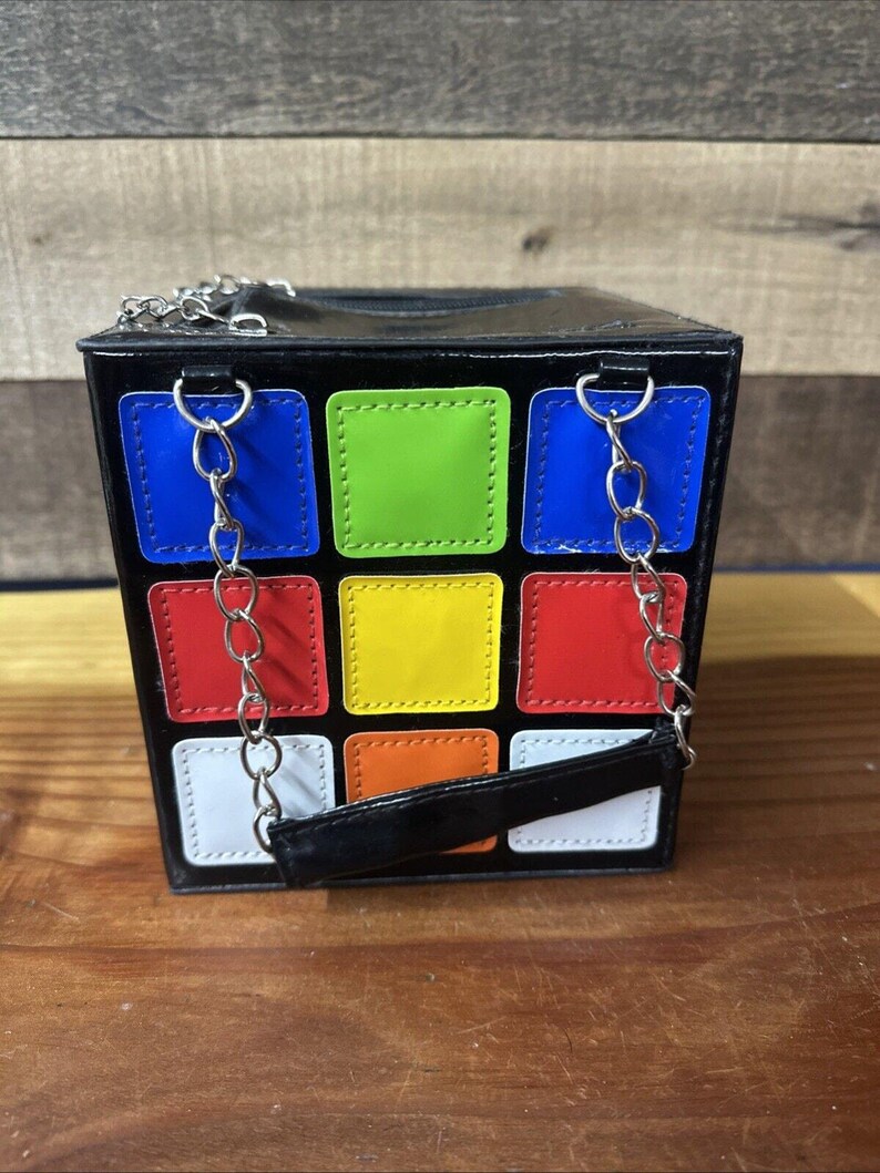 Rubik's Cube Chain Handle Clutch Purse Bag Collectible - Etsy