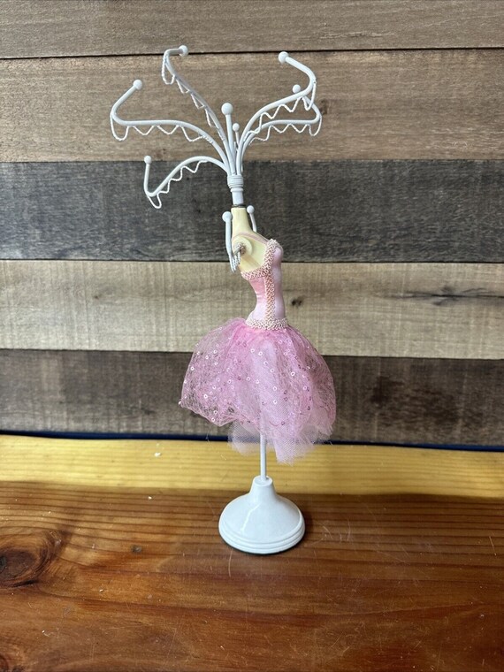 Vintage Tutu Ballerina Jewelry Tree Stand Organizer 1… - Gem
