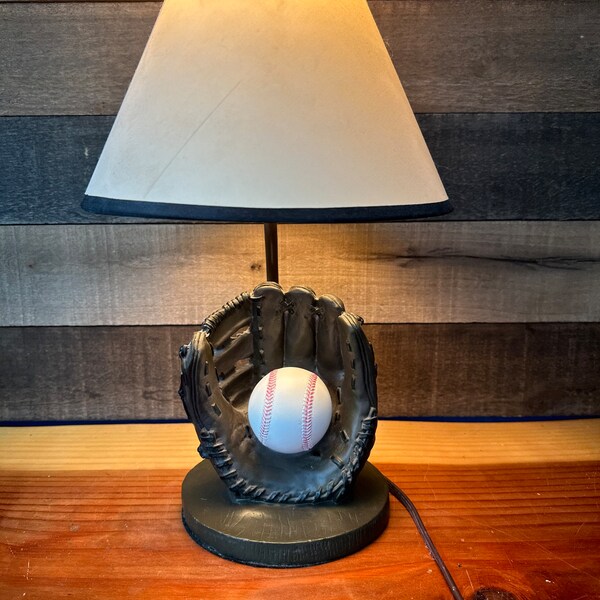 Baseball Lamp - Etsy