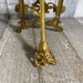 Cast Iron Brass Mid Century French Victorian Display Easel - Etsy