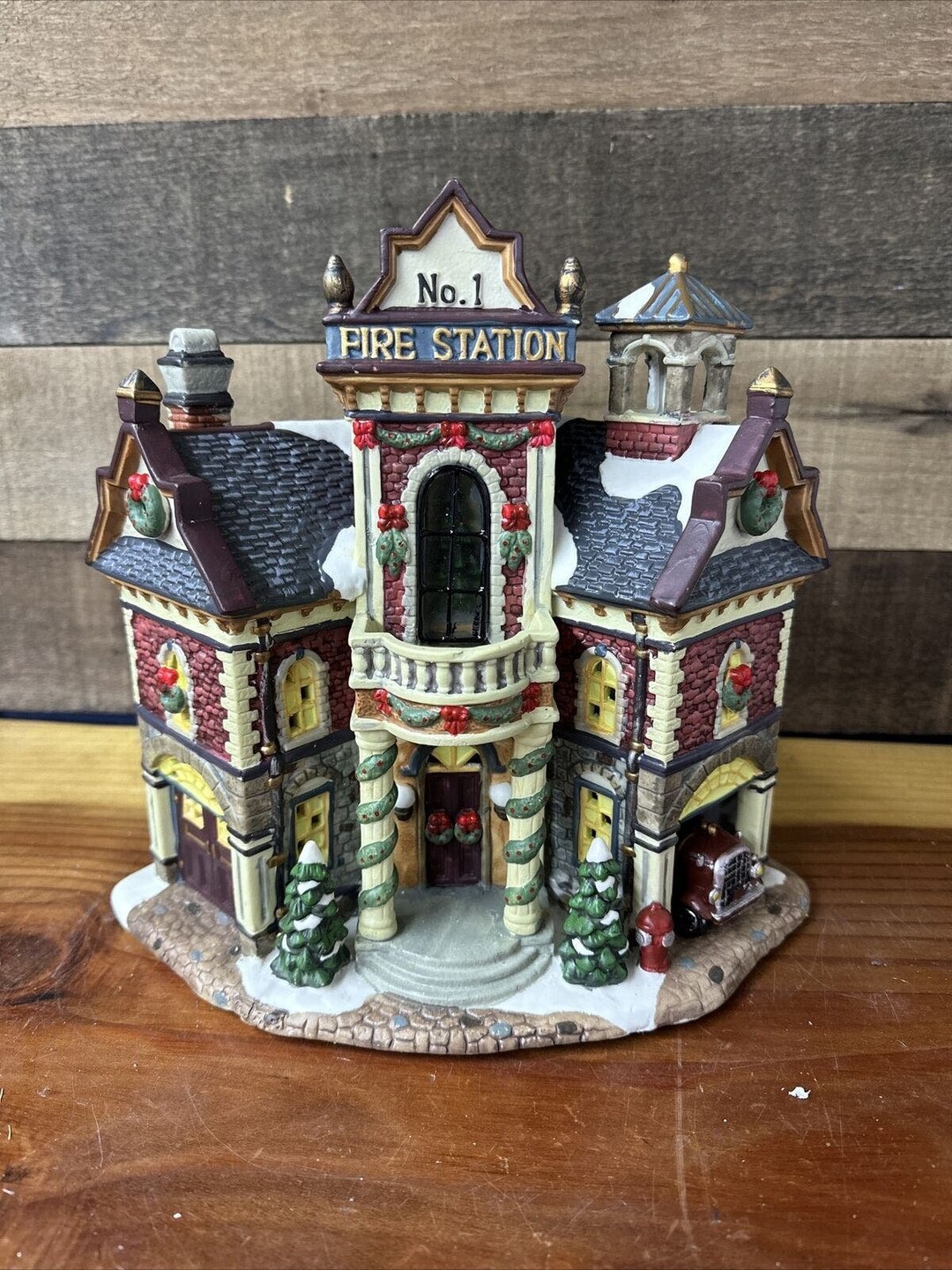St Nicholas Square Village ~ Firehouse Fire Station ~ 2003 - Etsy