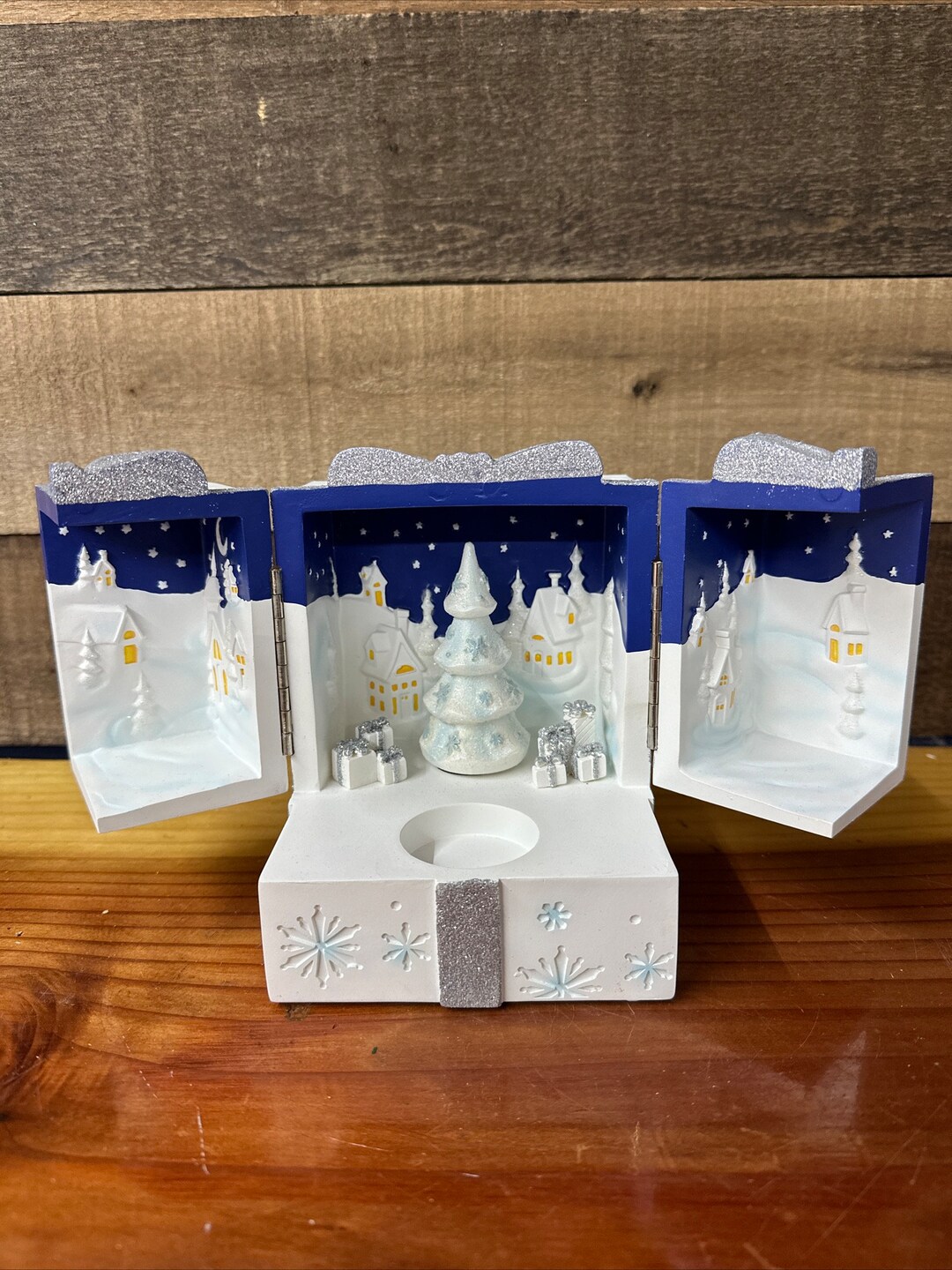 Partylite Christmas Magical Music Tealight Holder - Tree Rotates - Etsy