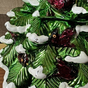 DAVIDS COOKIES Green Metallic Christmas Tree Cookie Jar 12” - Etsy