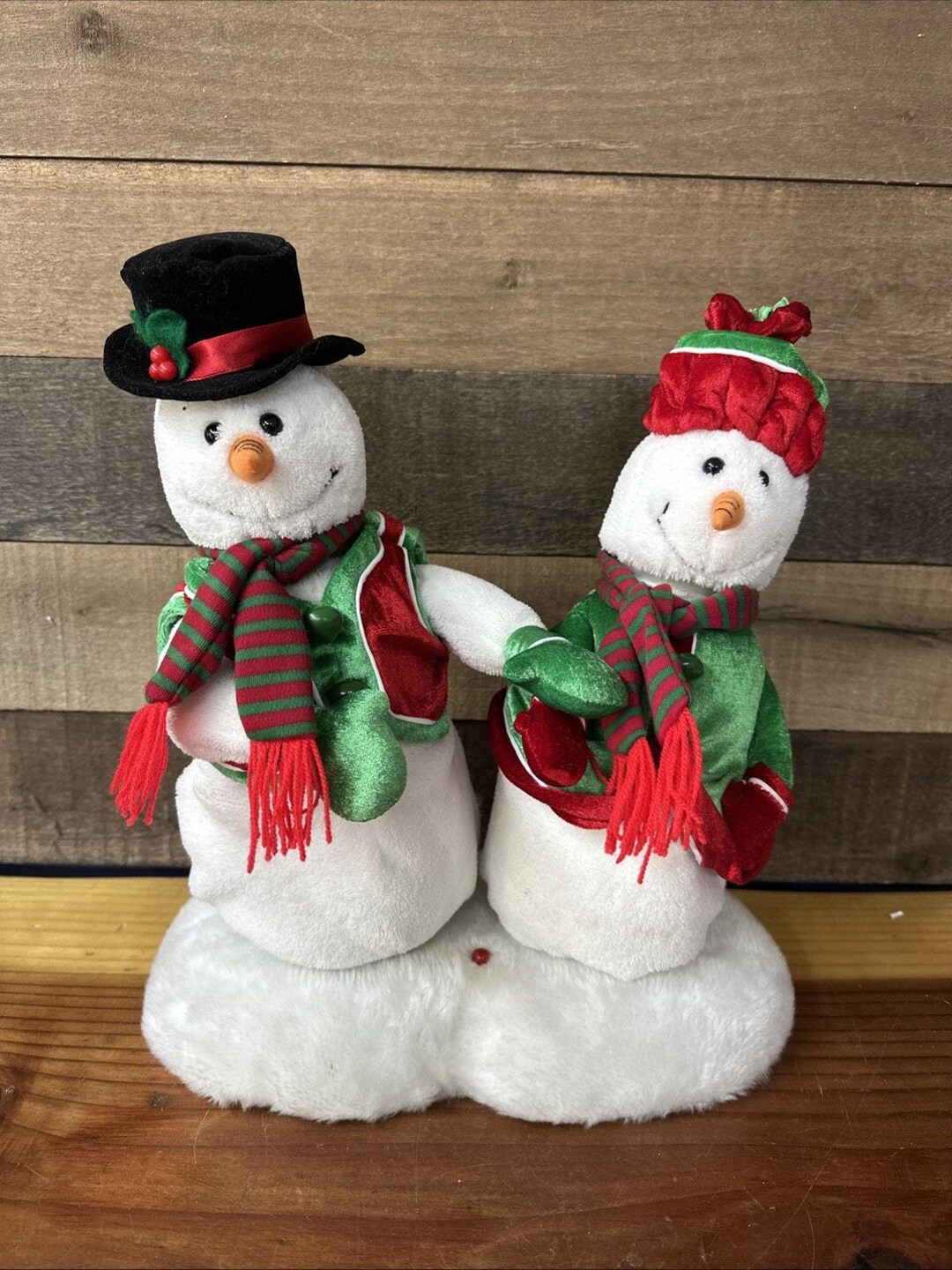 Gemmy Mr. & Mrs. Snow Singing "baby It's Cold Outside" Animated - Etsy
