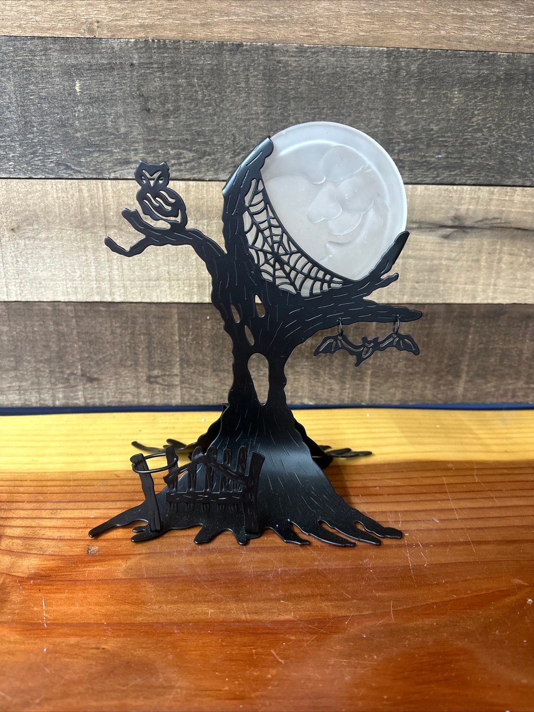 Partylite Ghostly Tree Tealight Holder With Ghost - Etsy