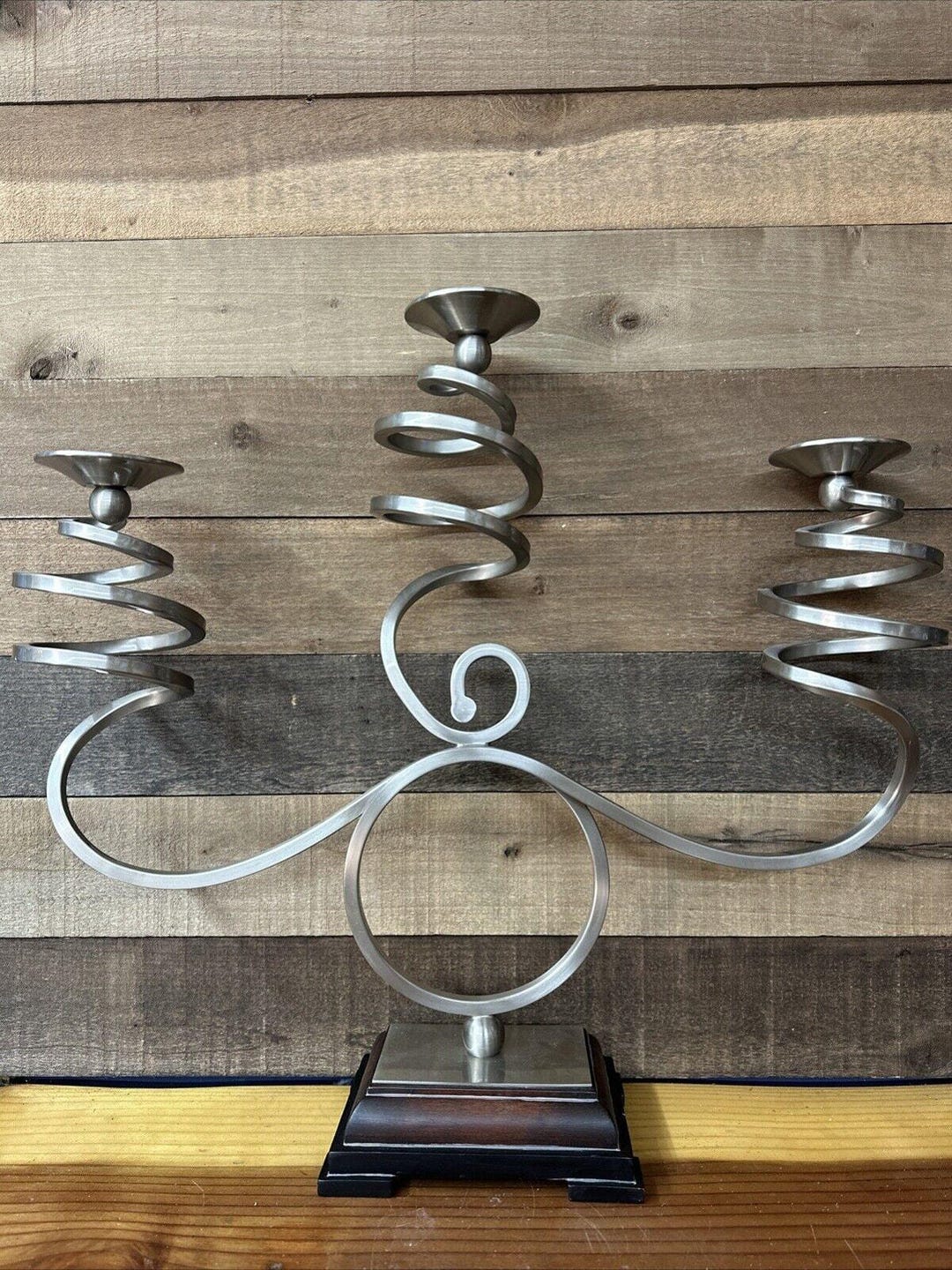 Austin Production Kinder Collection Triple Spiral Table Candelabra 21 ...