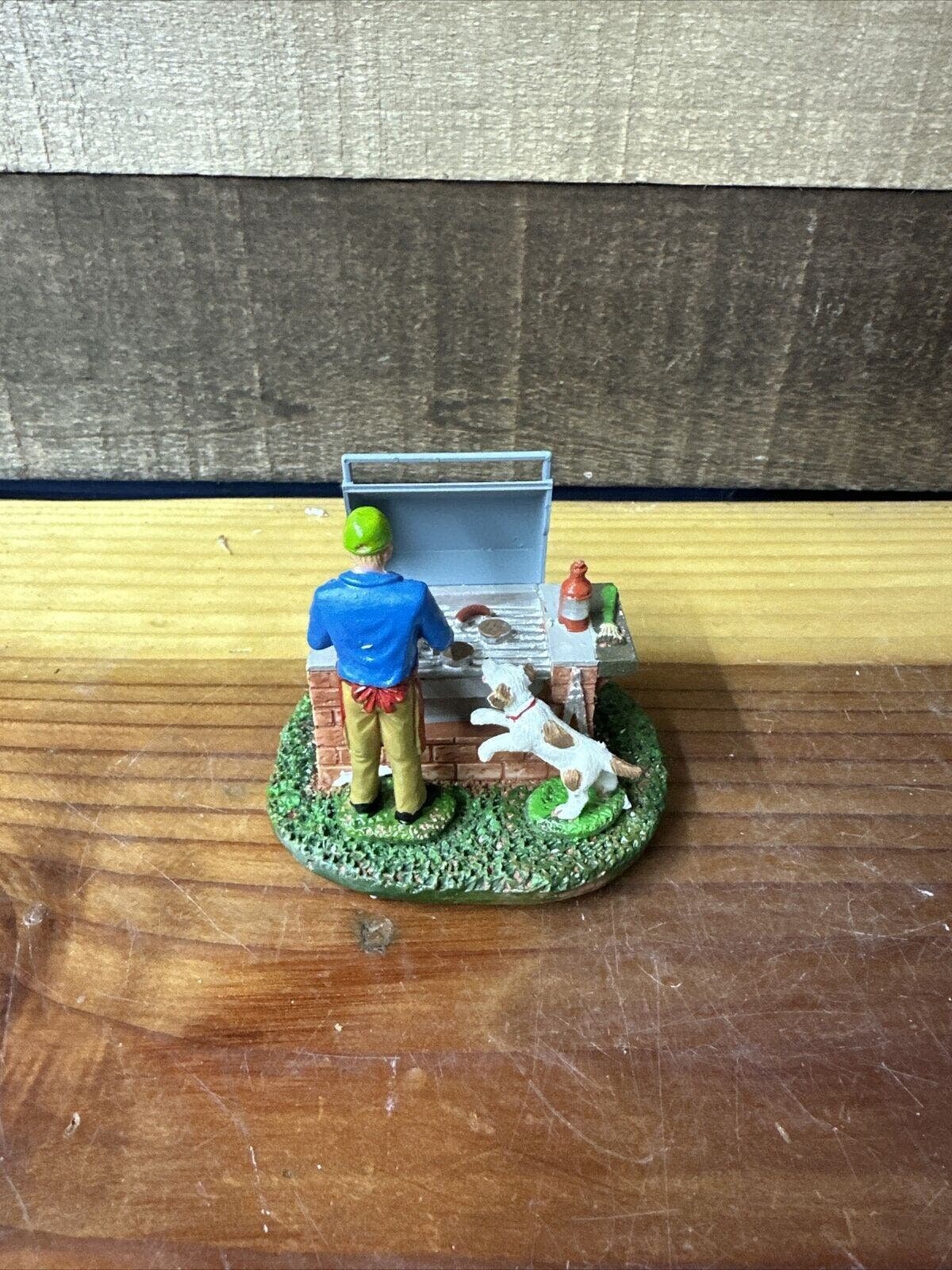 LEMAX BBQ Weekend Table Accent, Village Figurine Americana Barbecue ...