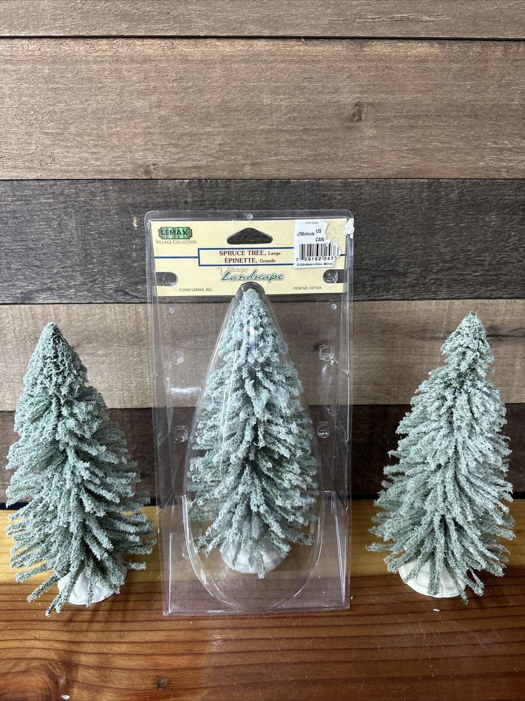Lemax Large Spruce Tree 9 Inches Set of 3 - Etsy