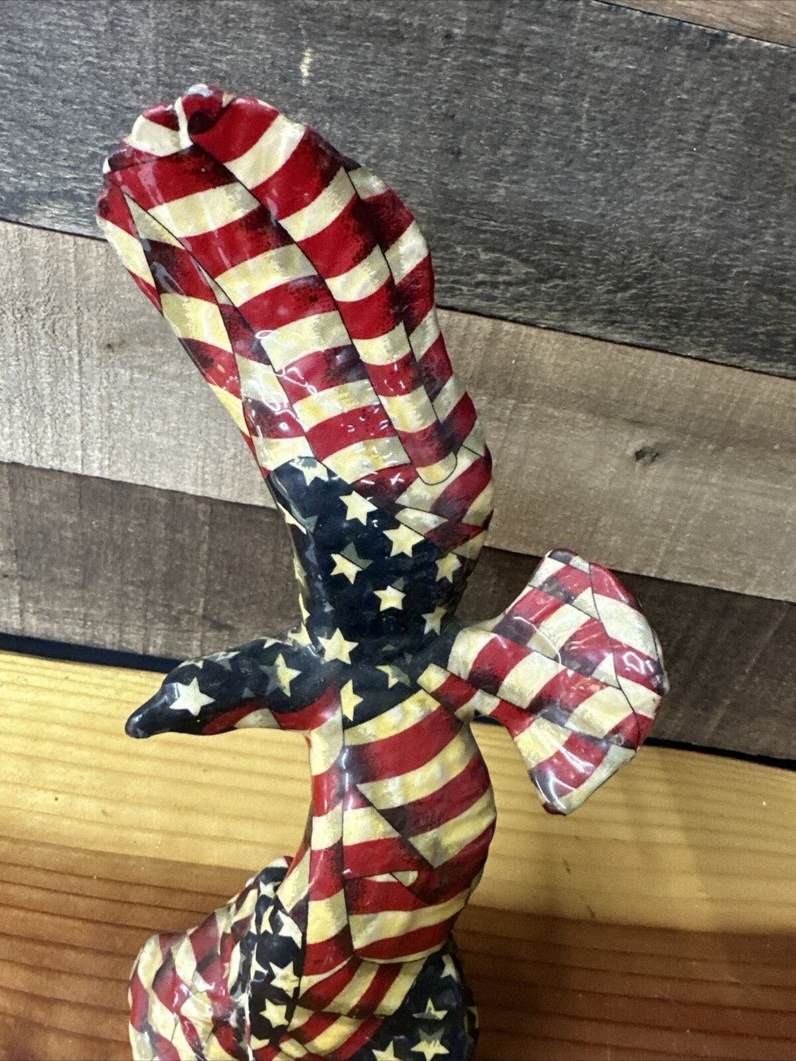 American Flag Wrapped Soaring Eagle Figure 11” - Etsy