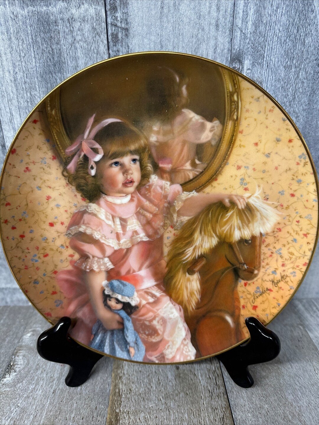 Amy’s Magic Horse Collector Plate Sandra Kuck Days Gone - Etsy