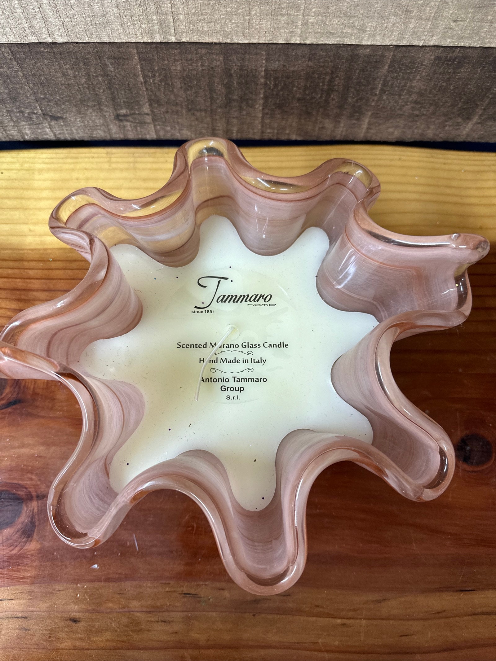 Tammaro Home Murano Art Glass Candle Bowl Dish - Etsy