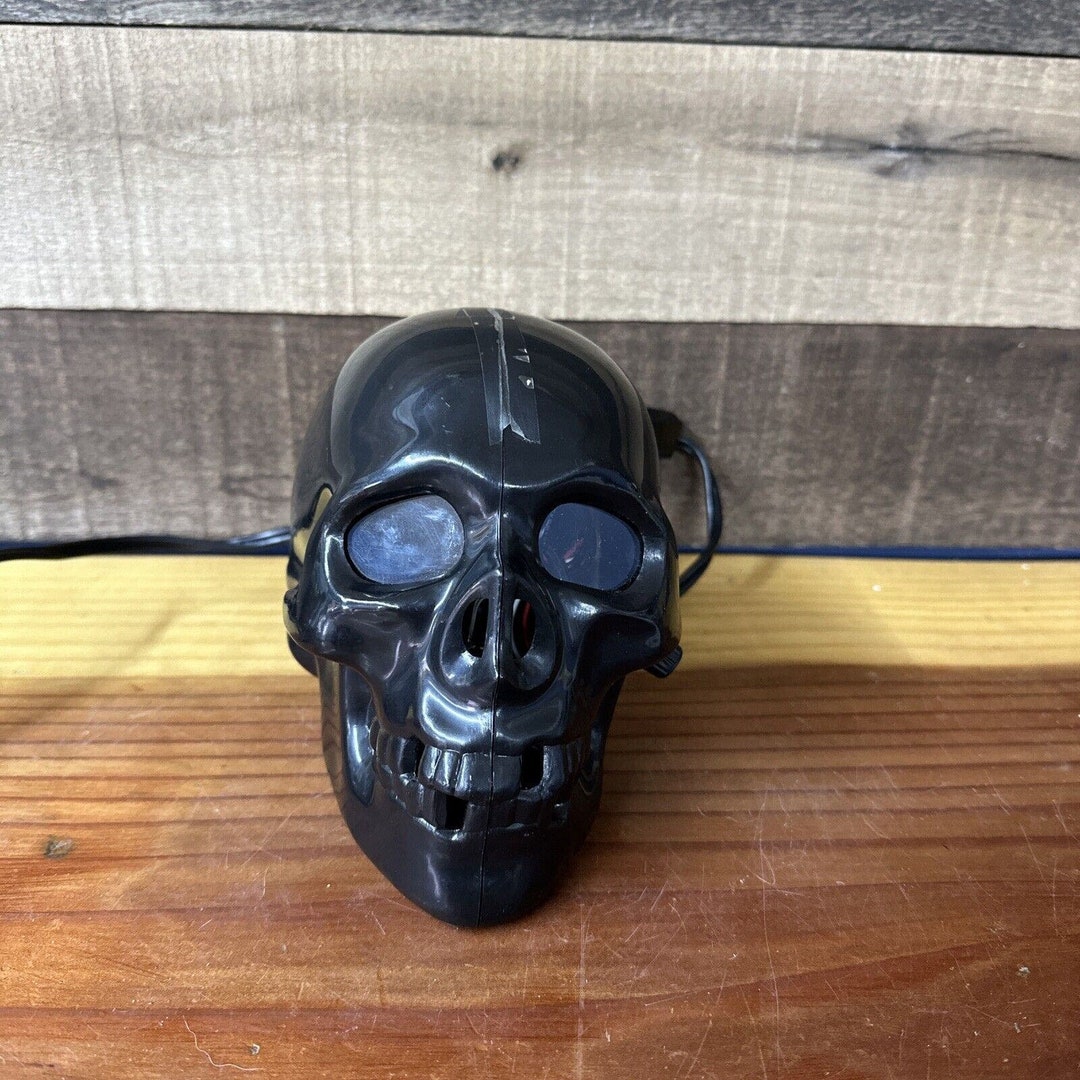 Halloween Skull Strobe Light Black Adjustable Speed Plug in Horror - Etsy