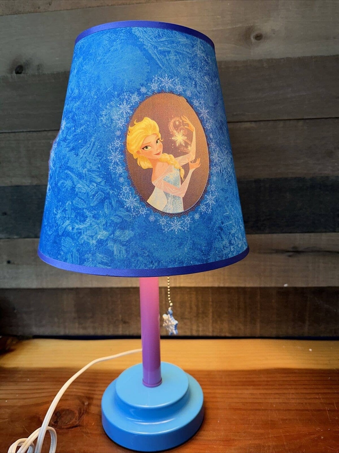 Disney Frozen Elsa & Olaf Cut Outs Nightstand Lamp - Etsy