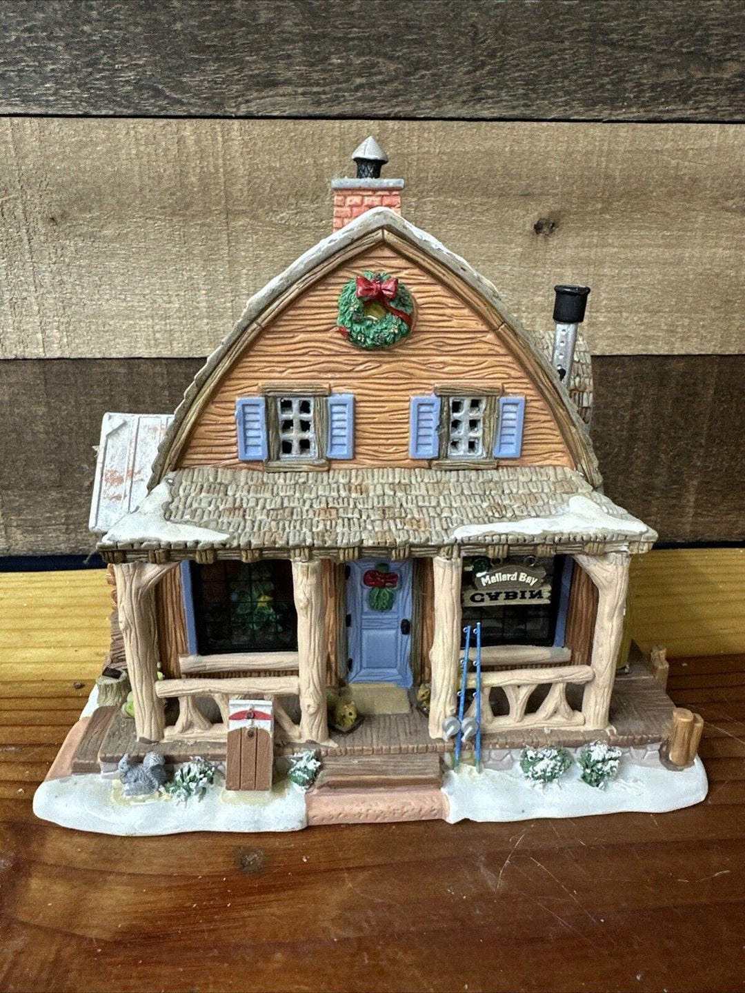 Lemax Village Collection Mallard Bay Lighted Log Cabin House - Etsy