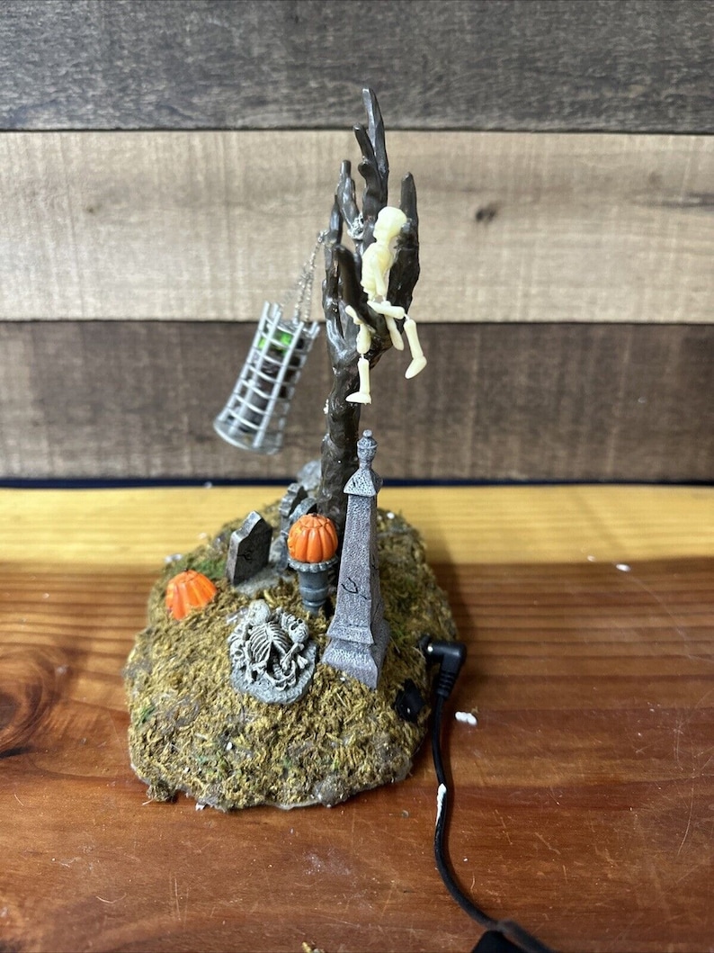 Spooky Town Lemax Caged Monster Battery Operated 2004 Retired - Etsy