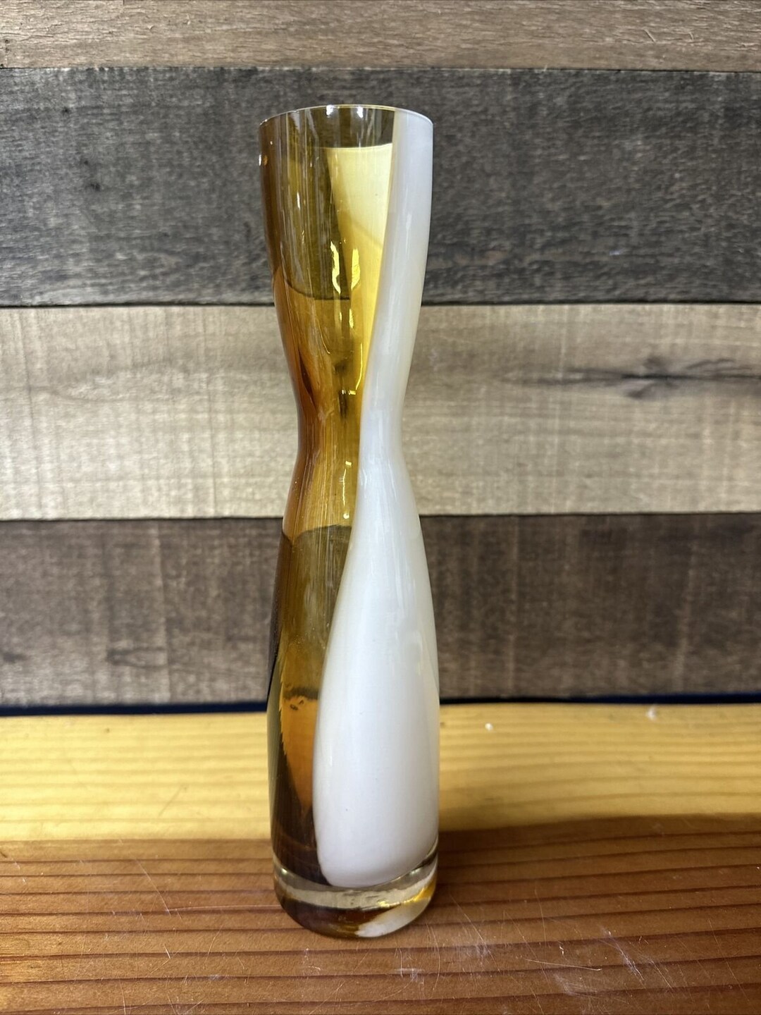 MARGIE'S GARDEN Hand Blown Glass Vase Westlake Village CA Studio Art 2 ...