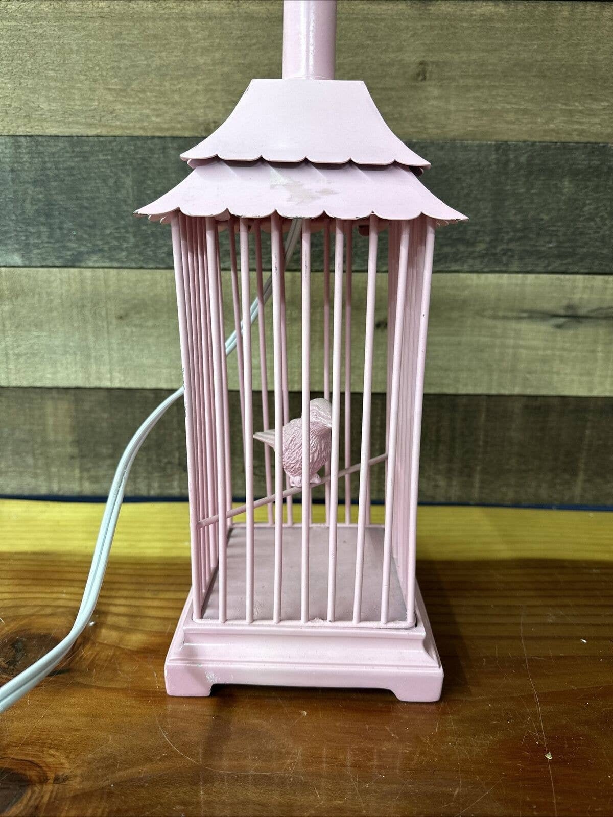Pink Metal Bird Cage Table Lamp 21 - Etsy
