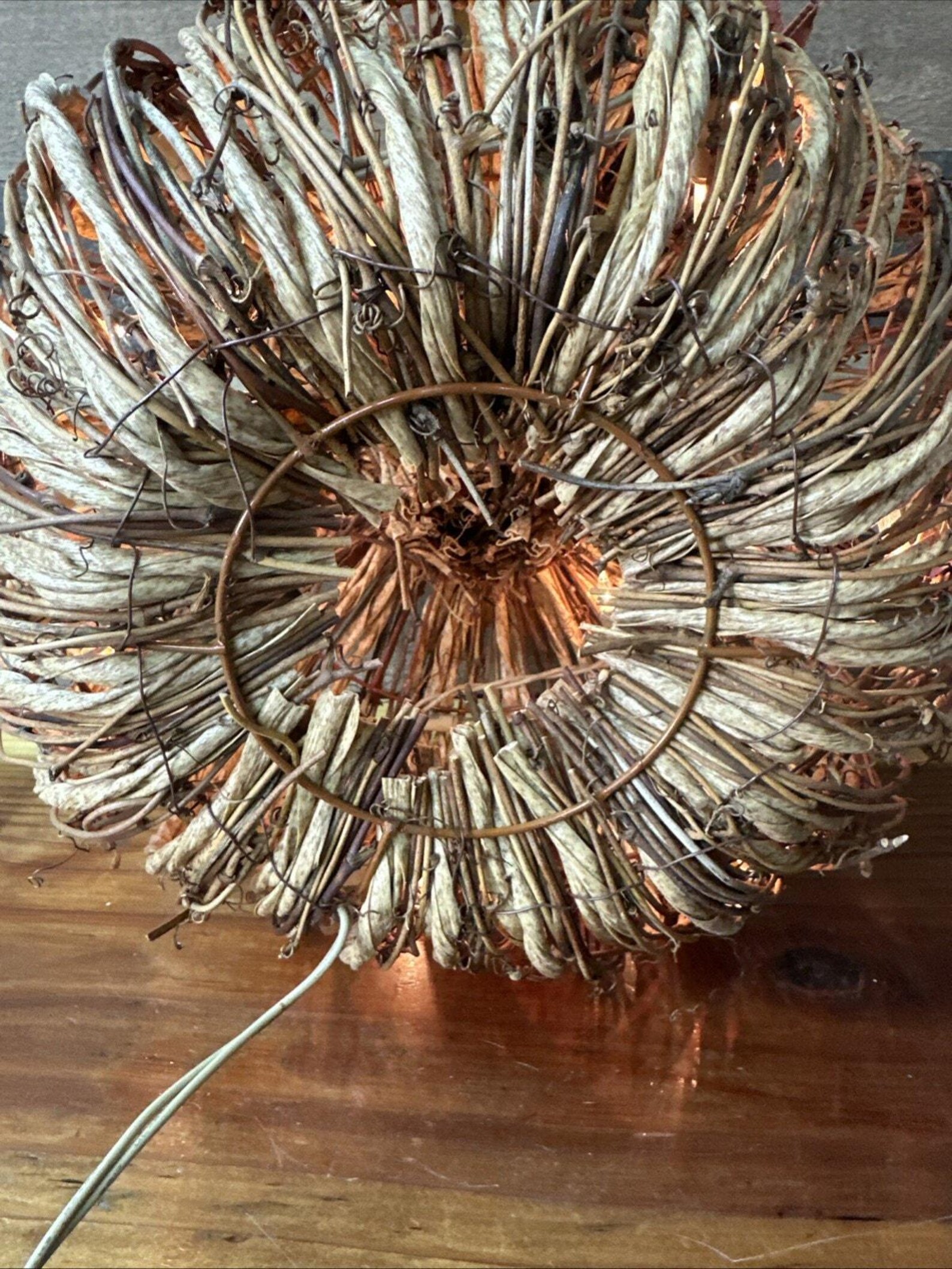 Large Grapevine Lighted Pumpkin 15” Tall - Etsy