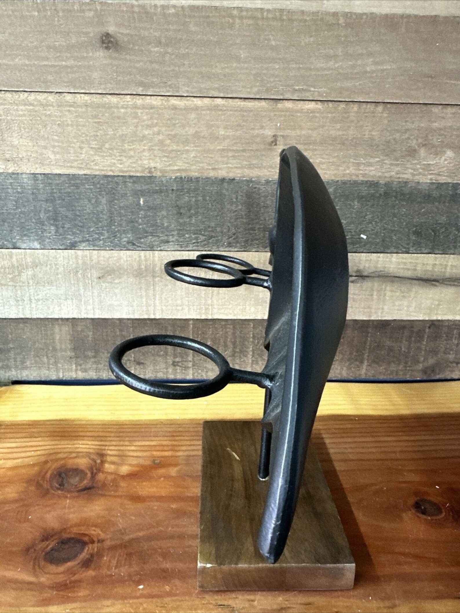 Cast Iron Bat on Wood Base Candle Holder 14” Tall - Etsy