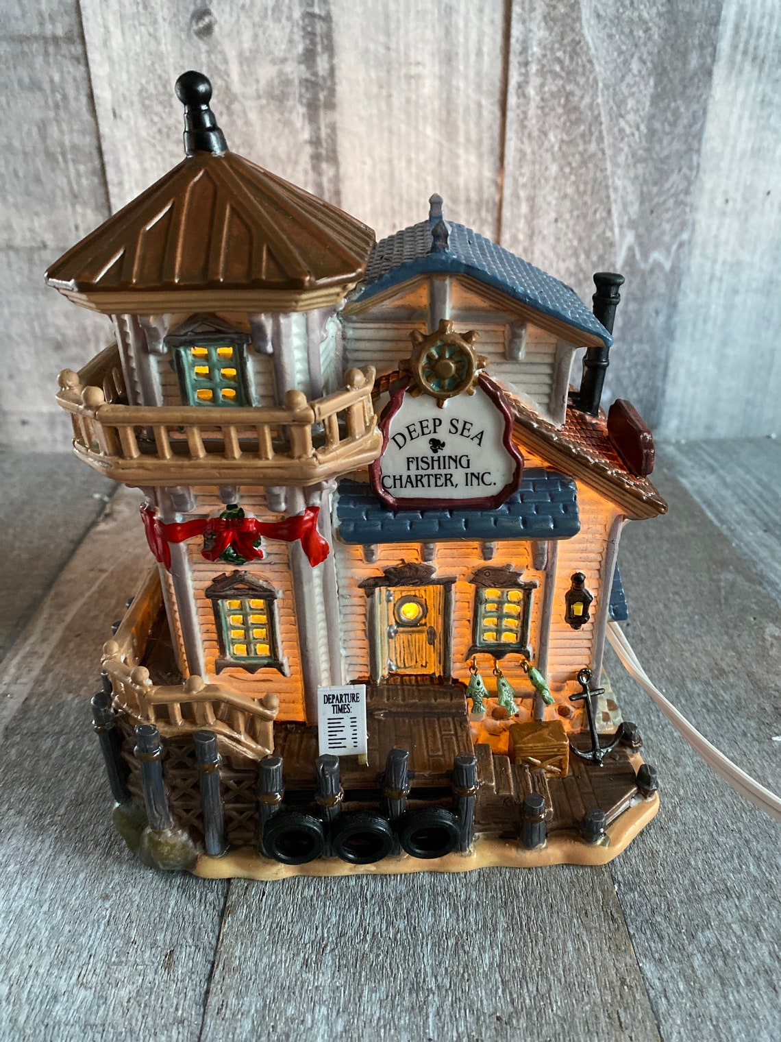 Lemax Enchanted Forest Deep Sea Fishing Charter - Etsy