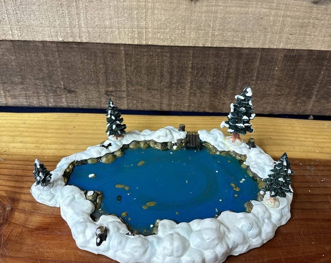 LEMAX Village Collection ~enchanted Forest ~mill Pond ~set of 6 W/ Box ...