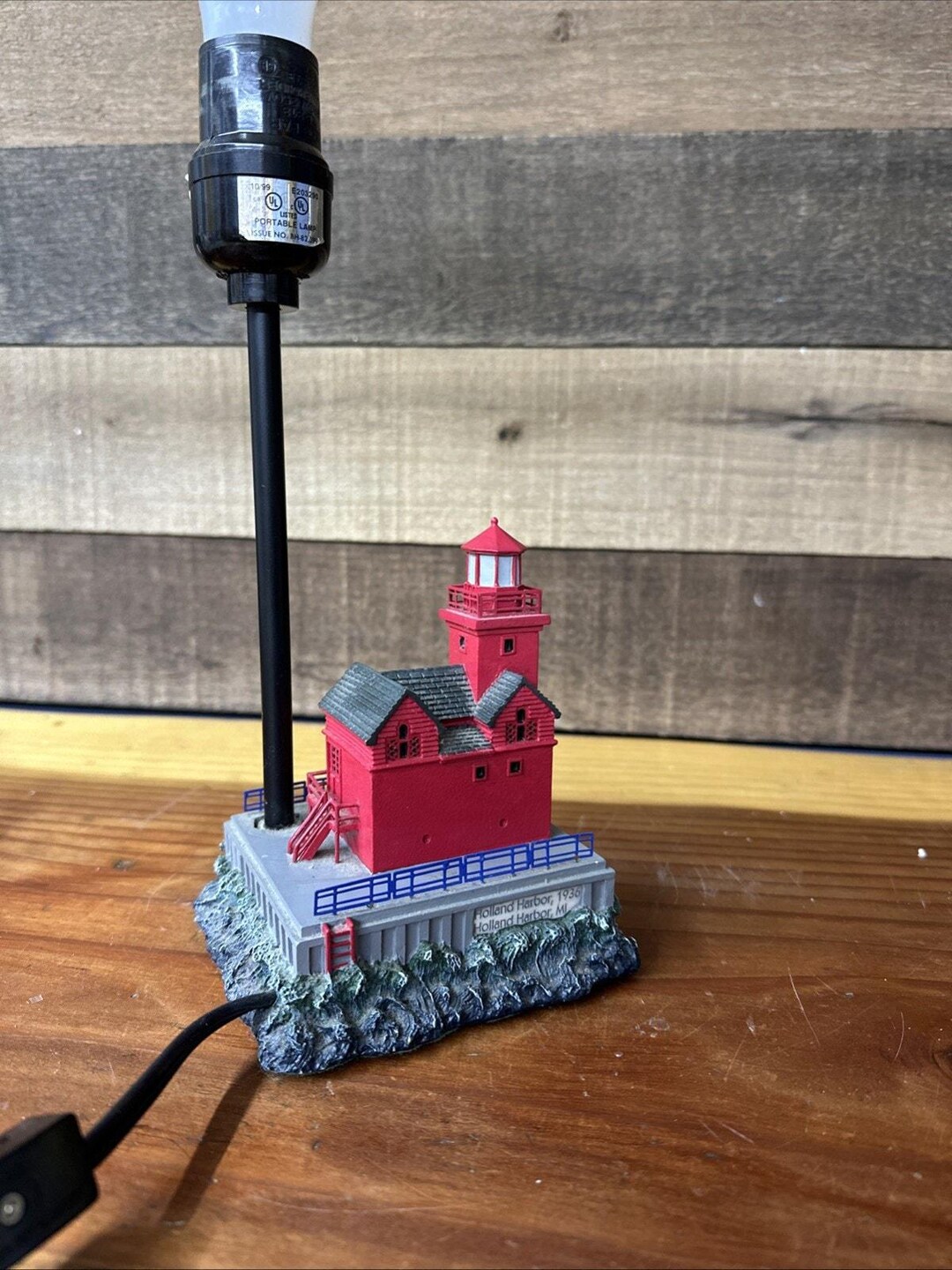 Rare Lefton Store Display Holland Harbor Lighthouse Lamp - Etsy