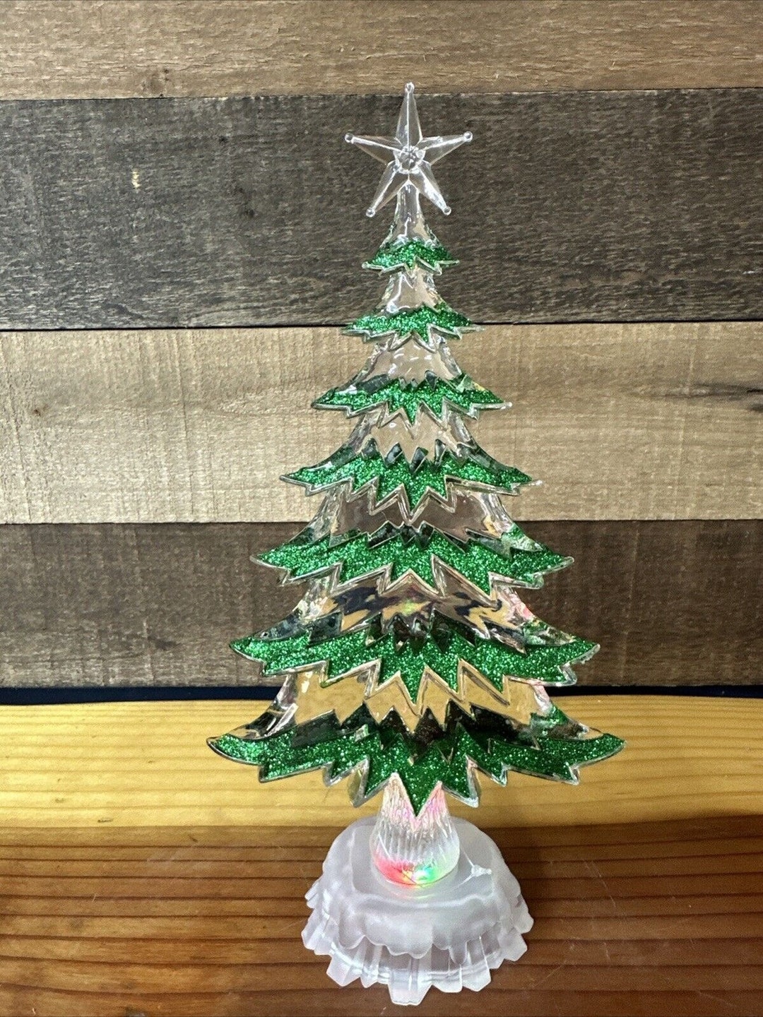Acrylic Color Changing Christmas Tree 11” - Etsy