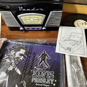 Elvis Presley Record Player Cookie Jar Limited Edition in Box - Etsy