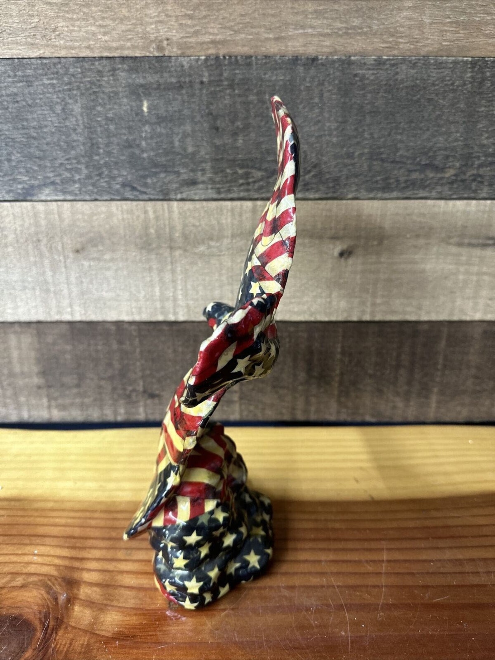 American Flag Wrapped Soaring Eagle Figure 11” - Etsy