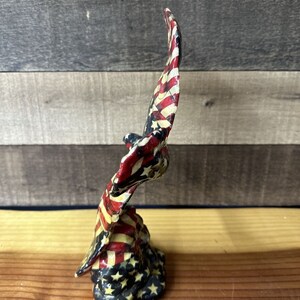 American Flag Wrapped Soaring Eagle Figure 11” - Etsy
