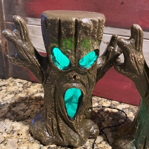 Halloween Spooky Tree 3pcs LED, With Sound Battery-operated - Etsy