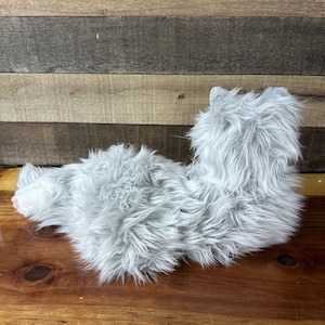 Hasbro Joy for All Grey & White Cat Companion Pet Pre-owned Works Purrs ...