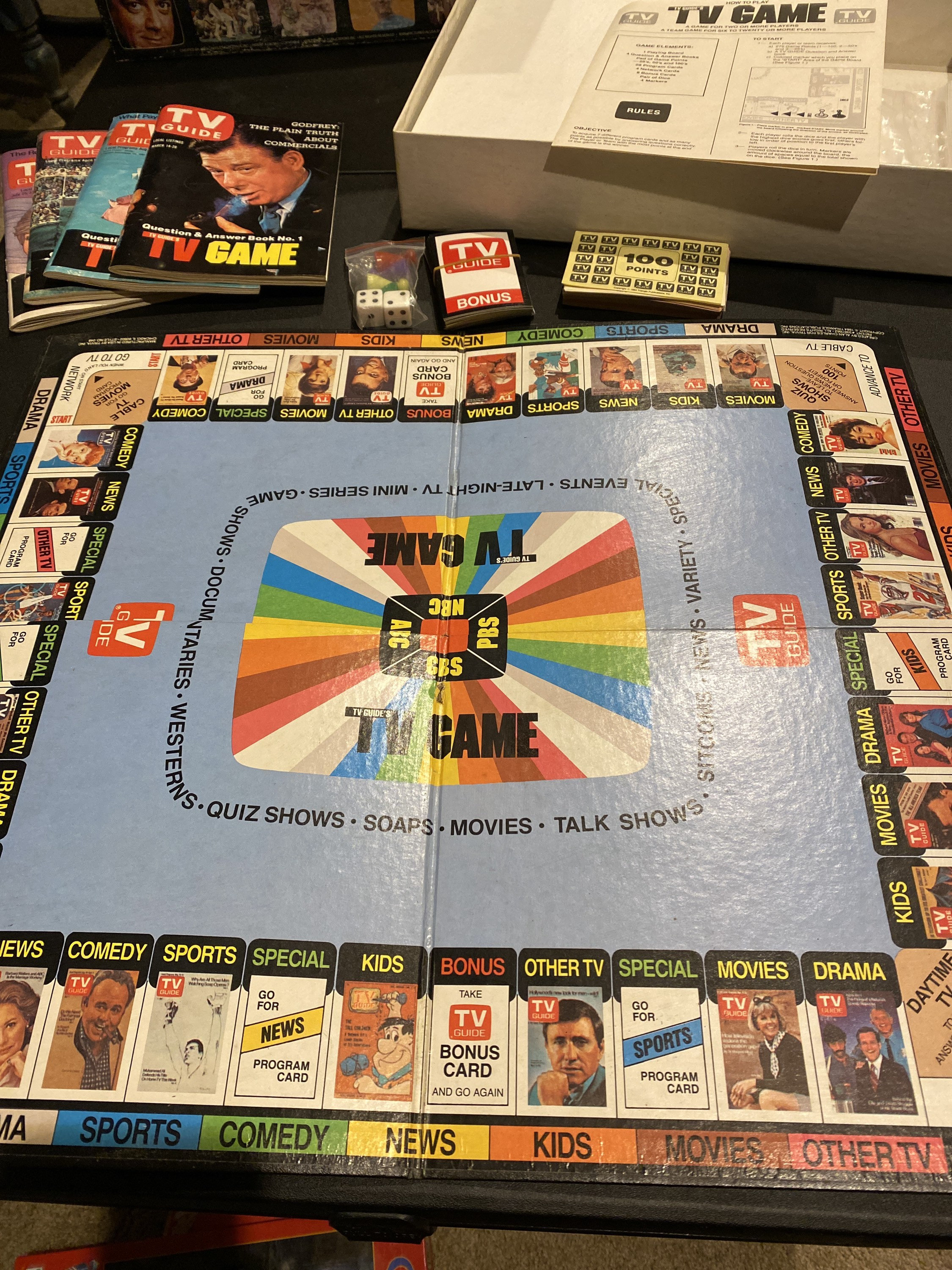 Vintage TV Guide Board Game | Etsy