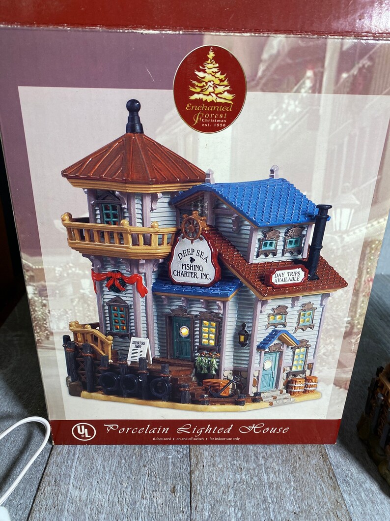 Lemax Enchanted Forest Deep Sea Fishing Charter - Etsy