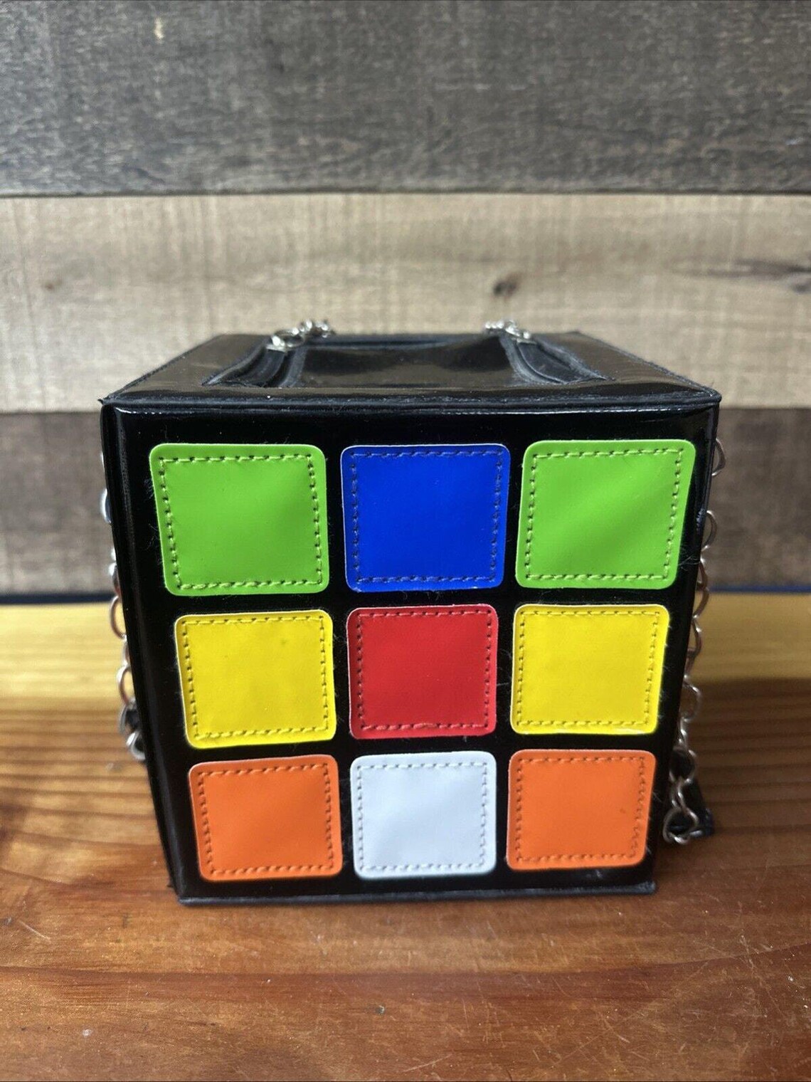 Rubik's Cube Chain Handle Clutch Purse Bag Collectible - Etsy