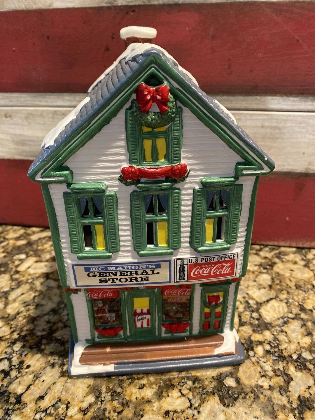 Coca-cola Town Square Collection General Store & Post Office W/original ...