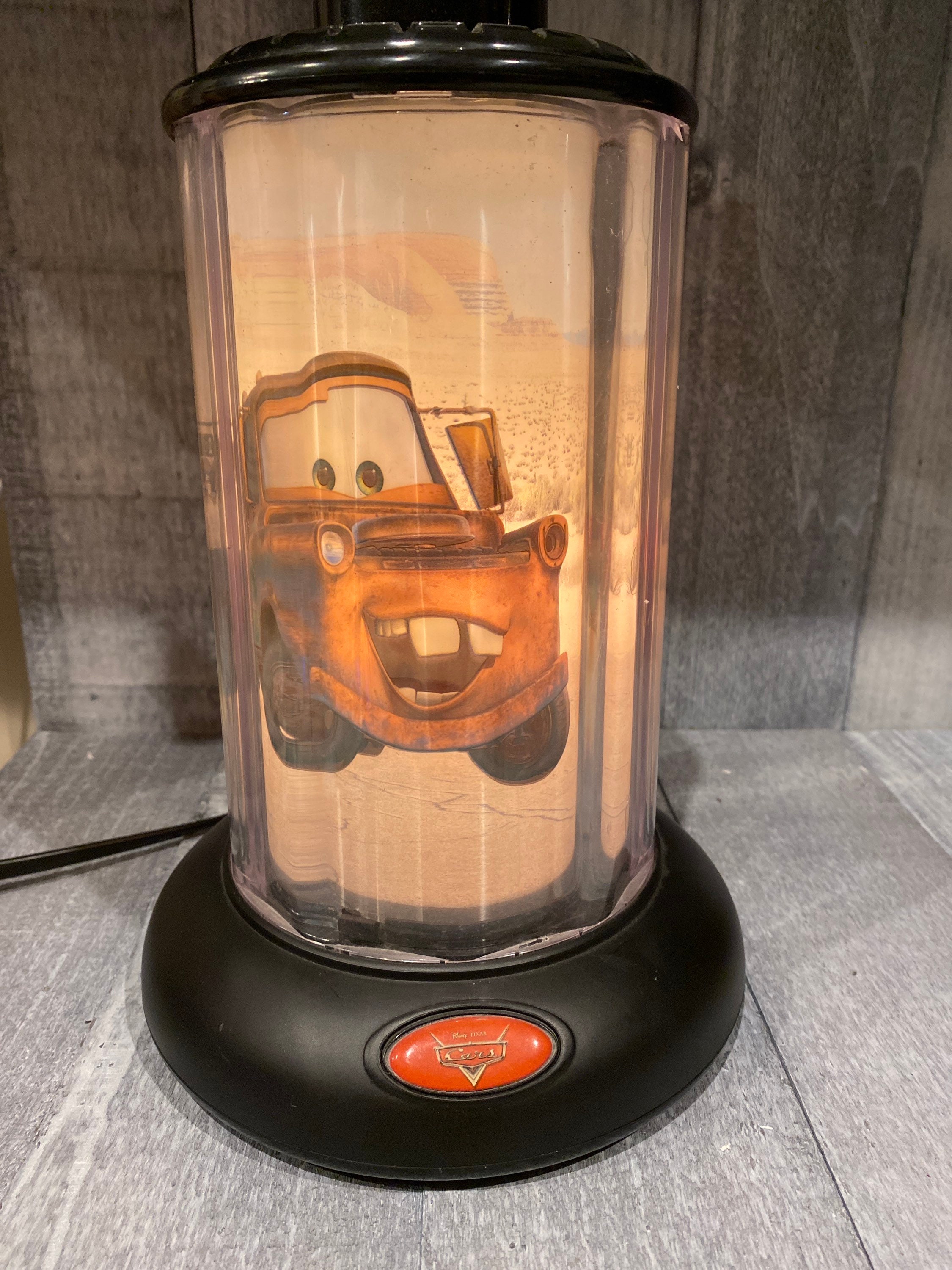 KNG America Disney Cars Revolving Lamp Light - Etsy