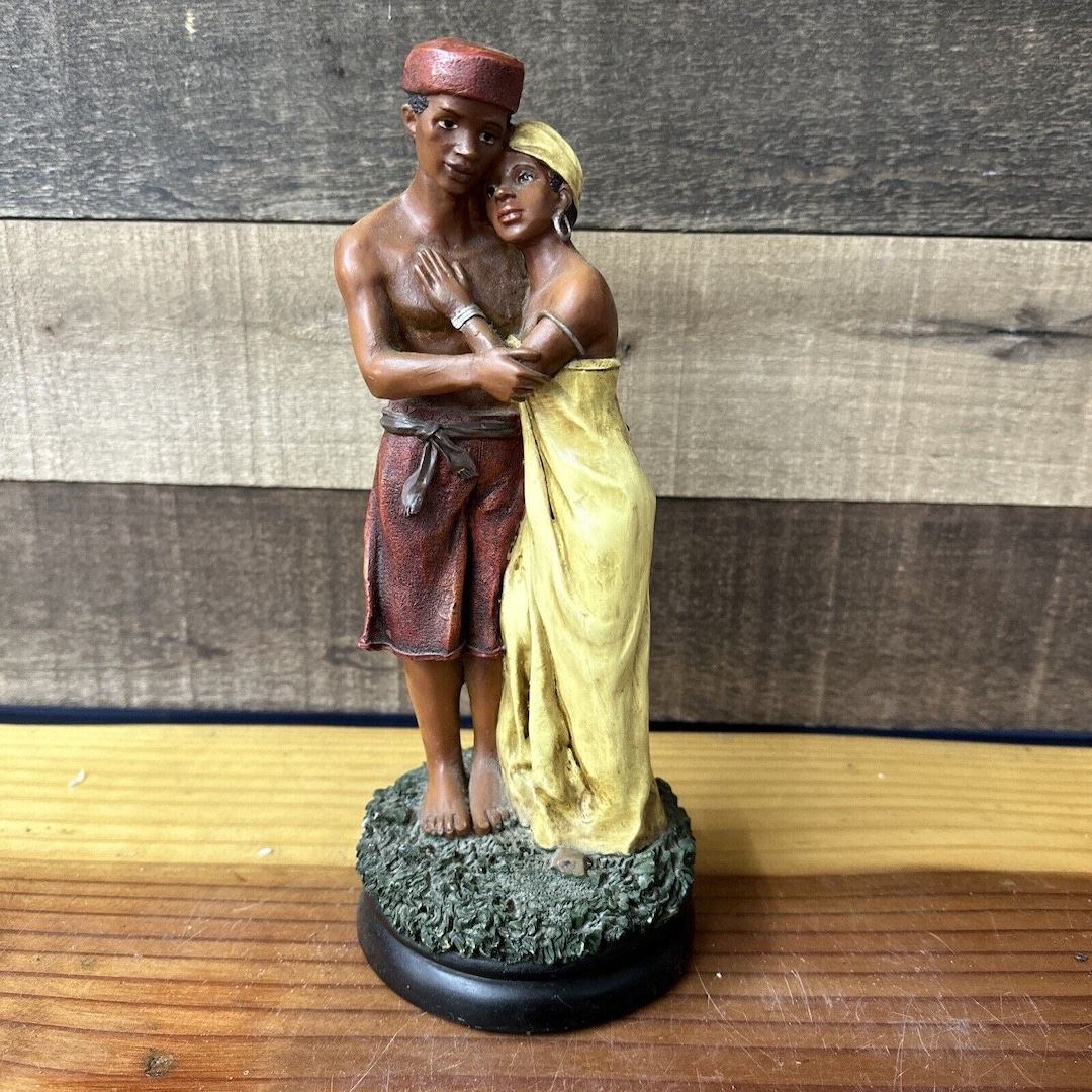 African Couple Hugging 10” - Etsy