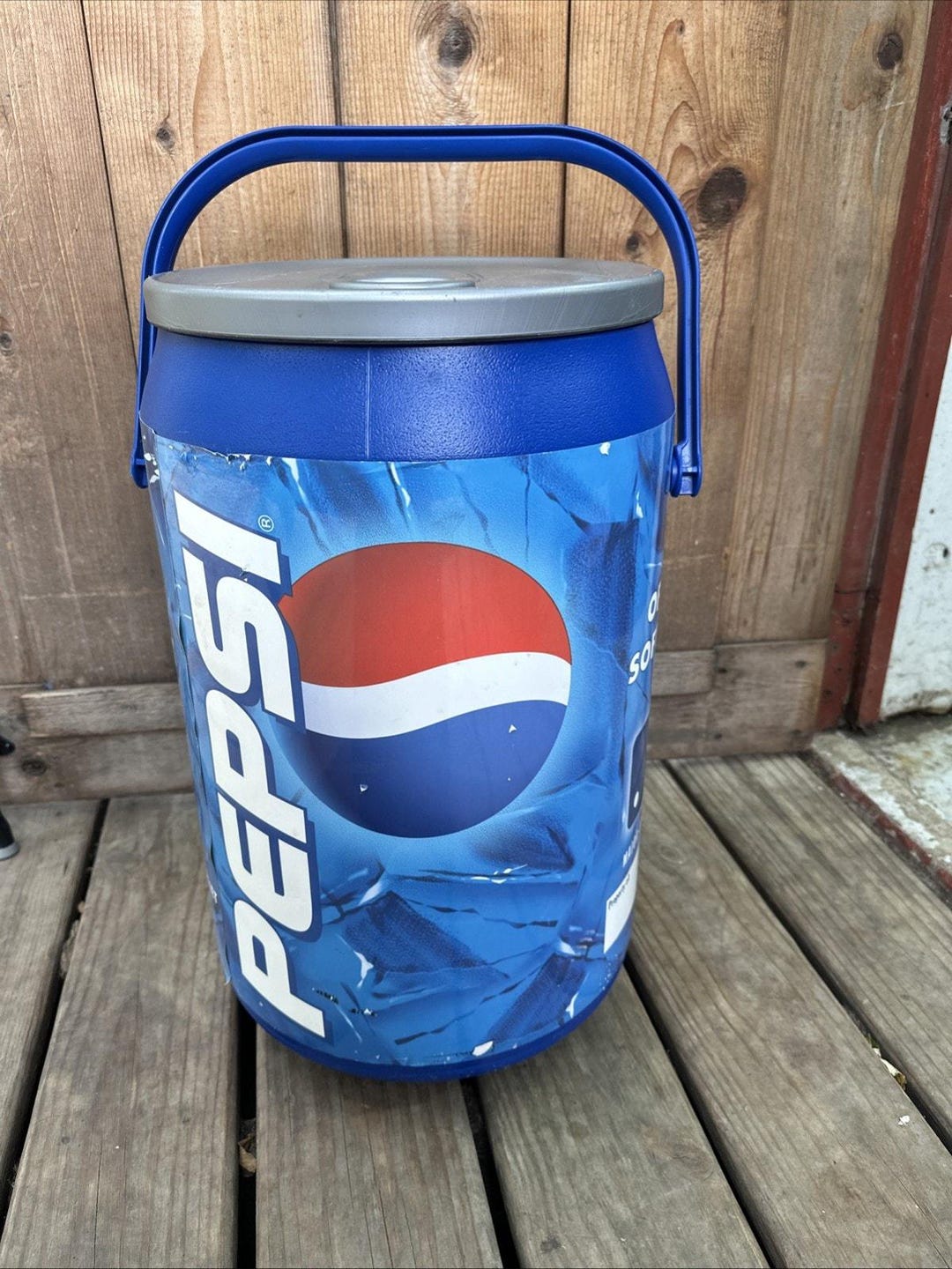 PEPSI Can Cooler 20" Tall MLB Chicago Cubs Plastic Ice Chest Kooler ...
